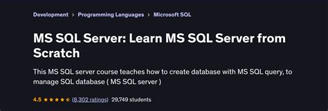 Best Microsoft Sql Database Video Courses For 2025 Cloudspinx
