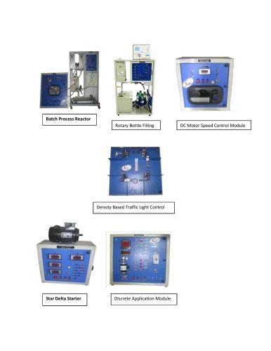 Plc Application Modules PLC Based SCADA System Trainer Manufacturer From Pune