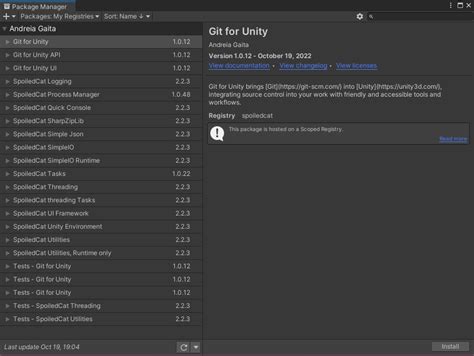 Git For Unitygit For Unity 是一个专为 Unity 编辑器设计的 Git 客户端,支持从 2017x 版本开始的 Git For Unitygit For Unity 是一个专为 Unity 编辑器设计的 Git 客户端,支持从 2017x 版本开始的