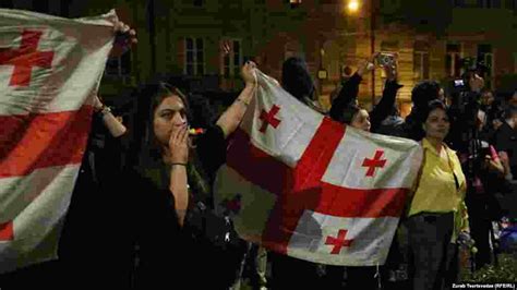 Масові протести у Грузії через закон про «іноземних агентів фотогалерея