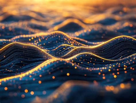 Abstract Data Waveforms Stock Illustration Illustration Of Effects