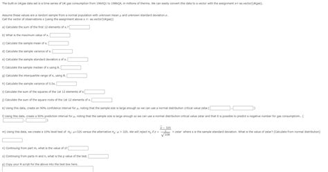 Solved Assume These Values Are A Random Sample From A Normal Chegg