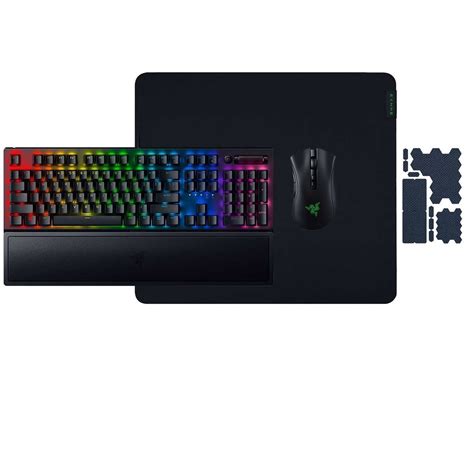 Brandclub Razer Heroic Gaming Bundle Keyboard Mouse Pad Grips