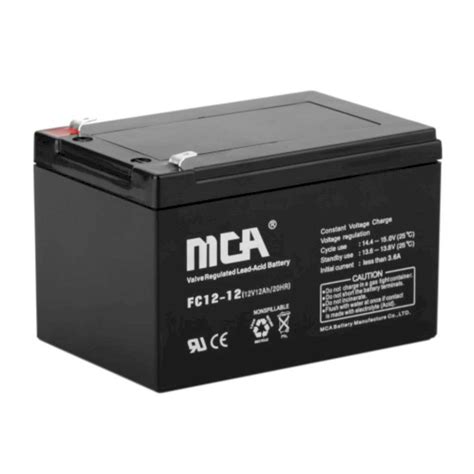 00704 Bateria 12v 12amp Mca