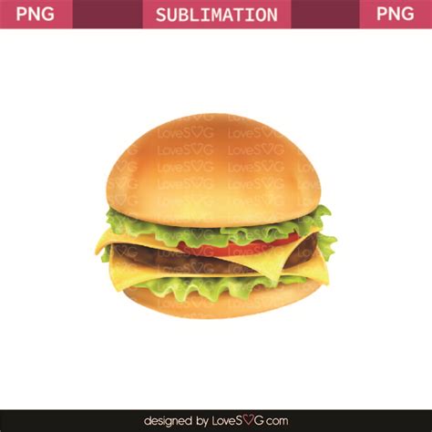 Burger Sublimation File 