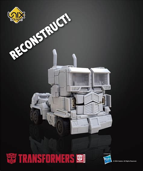 Unix Square Transformers Combot Optimus Prime Kapow Toys