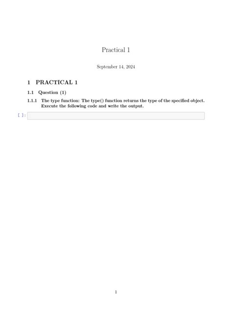 practical 1 pdf