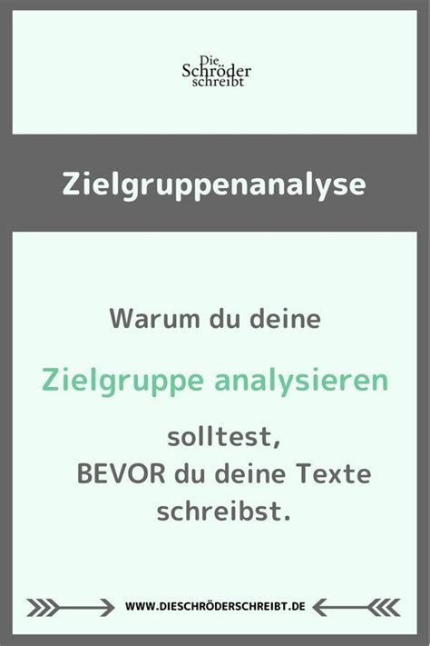 Zielgruppenanalyse Kenne Deine Kundschaft Zielgruppenanalyse Ziel Zielgruppe