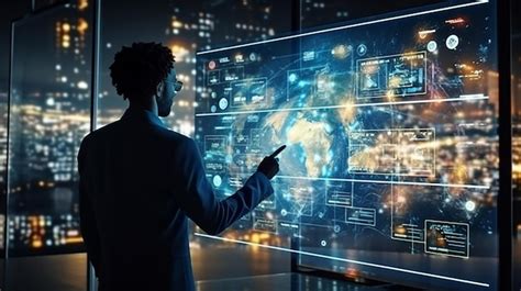 Premium Ai Image Big Data Technology And Data Science Data Scientist