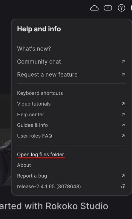 how to generate log files for your rokoko devices rokoko