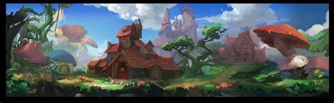蘑菇 Simona Environment Design Concept Art Artwork