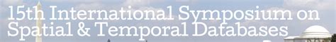 International Symposium On Spatial And Temporal Databases Call For