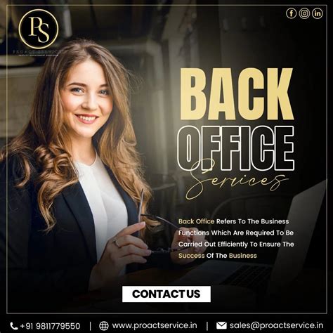 Proact Service On Linkedin Proactservices Backofficeservices Facilitymanagement