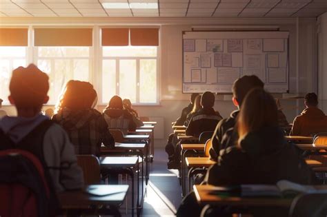 Students In A Language Class Premium Ai Generated Image