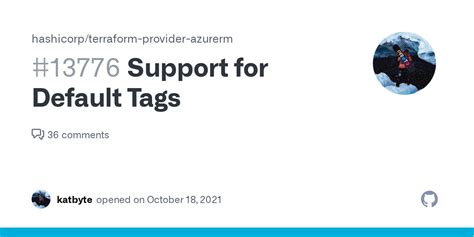 Support For Default Tags Issue Hashicorp Terraform Provider Azurerm GitHub