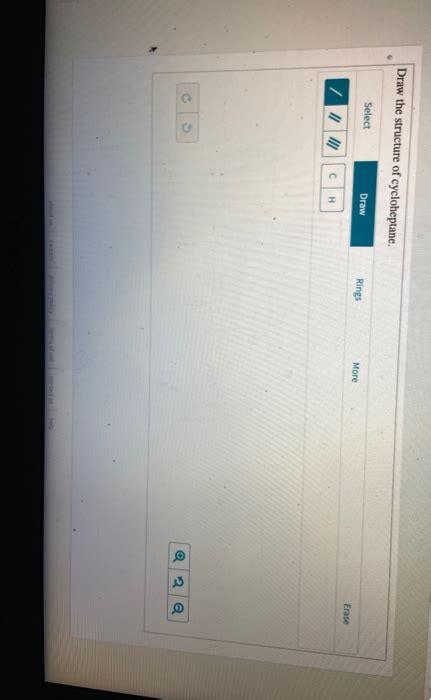 Solved Draw The Structure Of Cycloheptane Select Draw Rings More