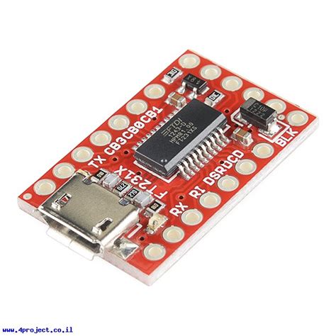 מתאם Usb ל Serial בעזרת רכיב Ft231x גרסה קודמת Il