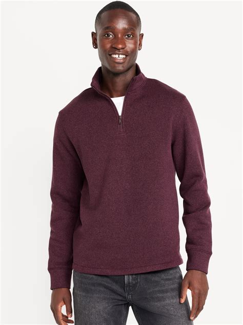Mens Quarter Zip Sweaters Old Navy