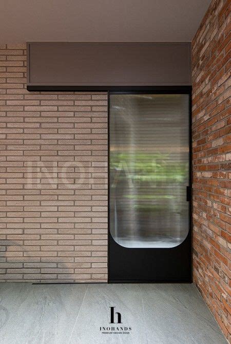 프리미엄 디자인 도어 이노핸즈 집 조명 자동문 문 디자인