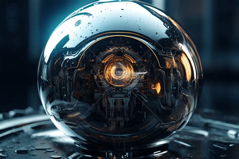 科幻的机器人眼睛插画图片下载 正版图片600028971 摄图网