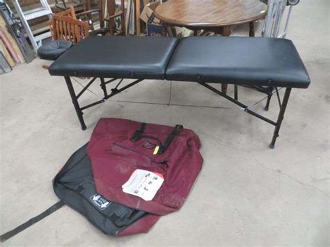 Folding Massage Table Lambrecht Auction Inc