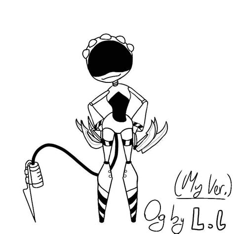 Female Disessambly Drone Redesign Version Base By Merisaphire3 On