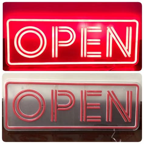 ป้ายไฟ ป้ายไฟตัวอักษร ป้ายไฟร้าน ป้ายไฟopen ป้ายไฟนีออน ป้ายไฟวิ่ง ป้ายไฟled Open ทรงตั้ง