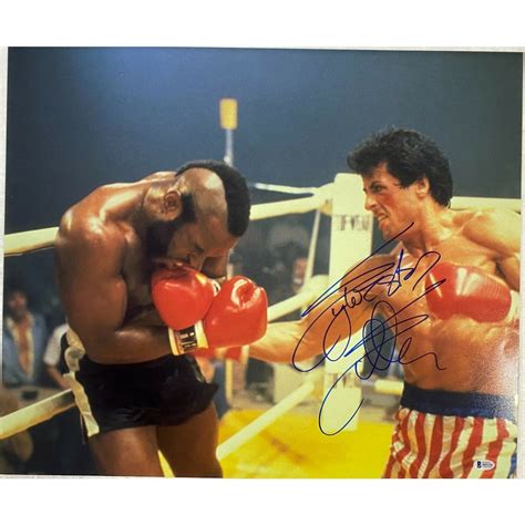 Sylvester Stallone Rocky 3 Mr T