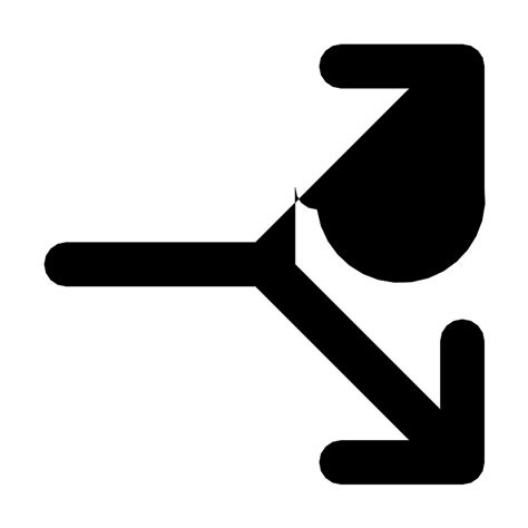 Split Solid Vector SVG Icon SVG Repo