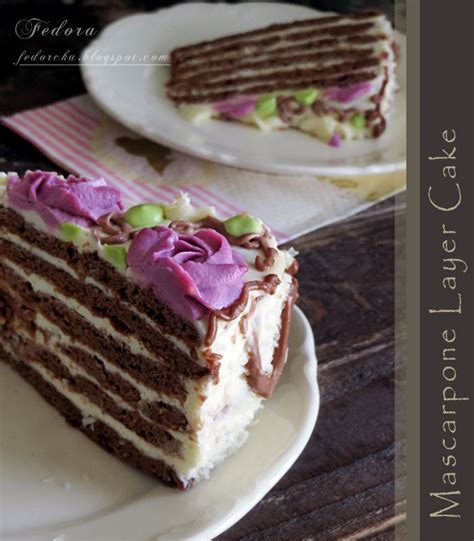 Медовик с маскарпоне Френска селска торта с маскарпоне