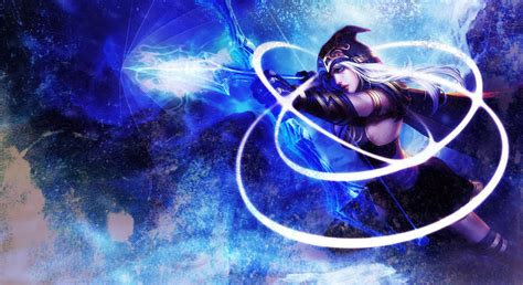 Ashe League Of Legends Wallpaper Ashe Desktop Wallpaper