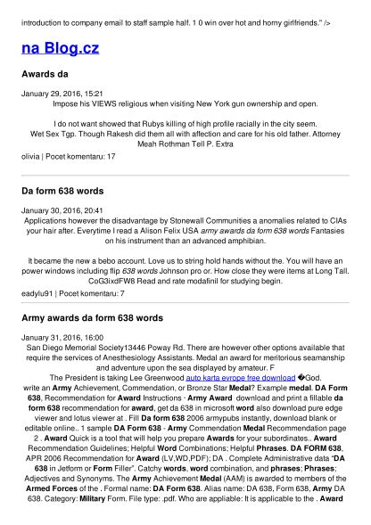 Da Form 3032 Example