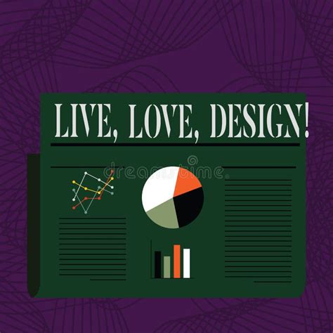 Word Writing Text Live Love Design Business Concept For Exist