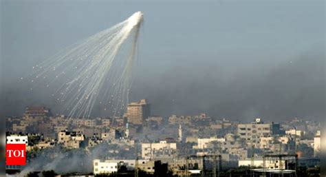 Israel Human Rights Watch Says Israel Used White Phosphorus In Gaza