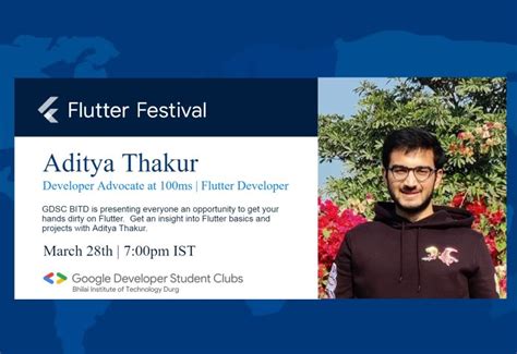 Gdsc Bitd On Linkedin Gdsc Flutter
