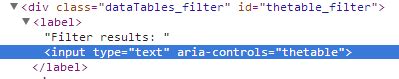 Javascript Giving DataTables Js Elements Specific Id Class Names