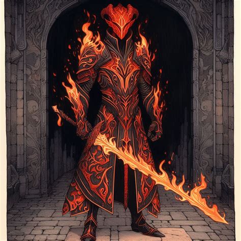 Male Fire Genasi Paladin En World D D Tabletop Rpg News Reviews