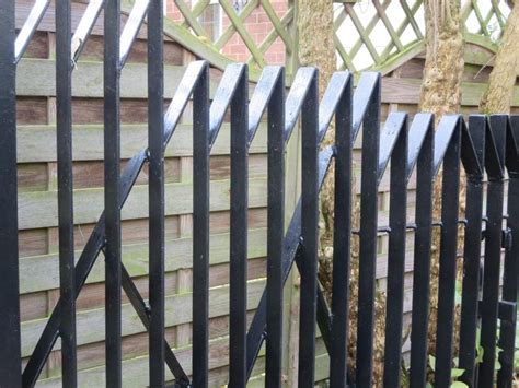 Angular Gate Shapes For Suburban Home Entrances