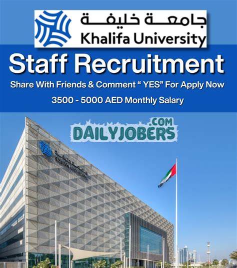 Jobs In Dubai Recruitment Staff On Linkedin Khalifa University Careers Free Applications
