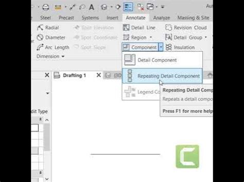 How To Use Repeating Detail Component In Revit Youtube