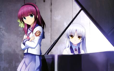 Yuri Nakamura And Kanade Tachibana Angel Beats Hd Wallpaper