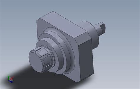 Bmt轴向固定器 Solidworks 2014 模型图纸免费下载 懒石网