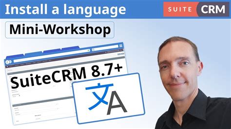 how to install language packages in suitecrm 8 7 quick tutorial