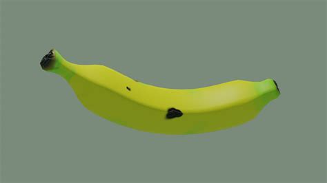 Free Banana Model Turbosquid
