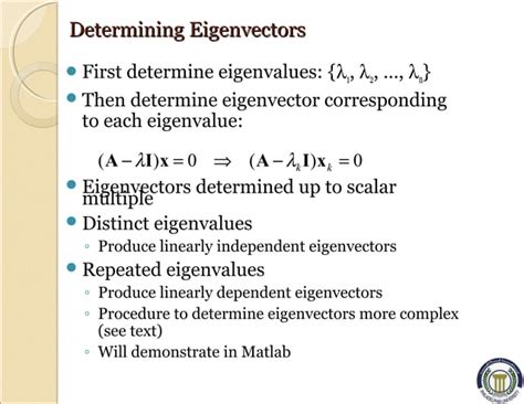 eigen values and eigen vectors ppt