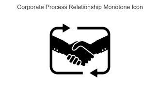 Corporate Process Relationship Monotone Icon In Powerpoint Pptx Png And Editable Eps Format PPT