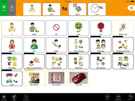 Visual Aac By Hearty Spin