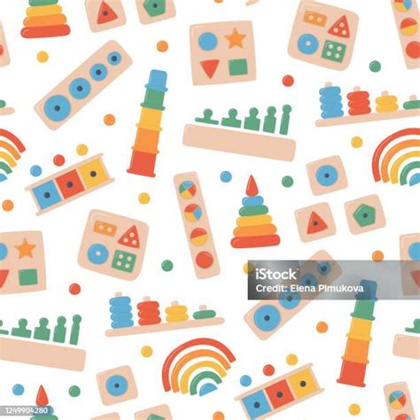 몬테소리 게임을위한 어린이 나무 장난감 유치원 아이들을위한 교육 논리 장난감 모양에 대한 스톡 벡터 아트 및 기타 이미지