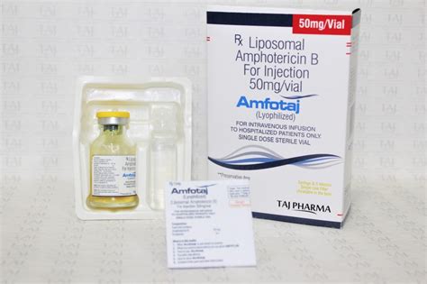 Liposomal Amphotericin B For Injection 50mg Manufacturer India