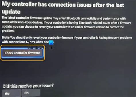 how to rollback xbox controller firmware update